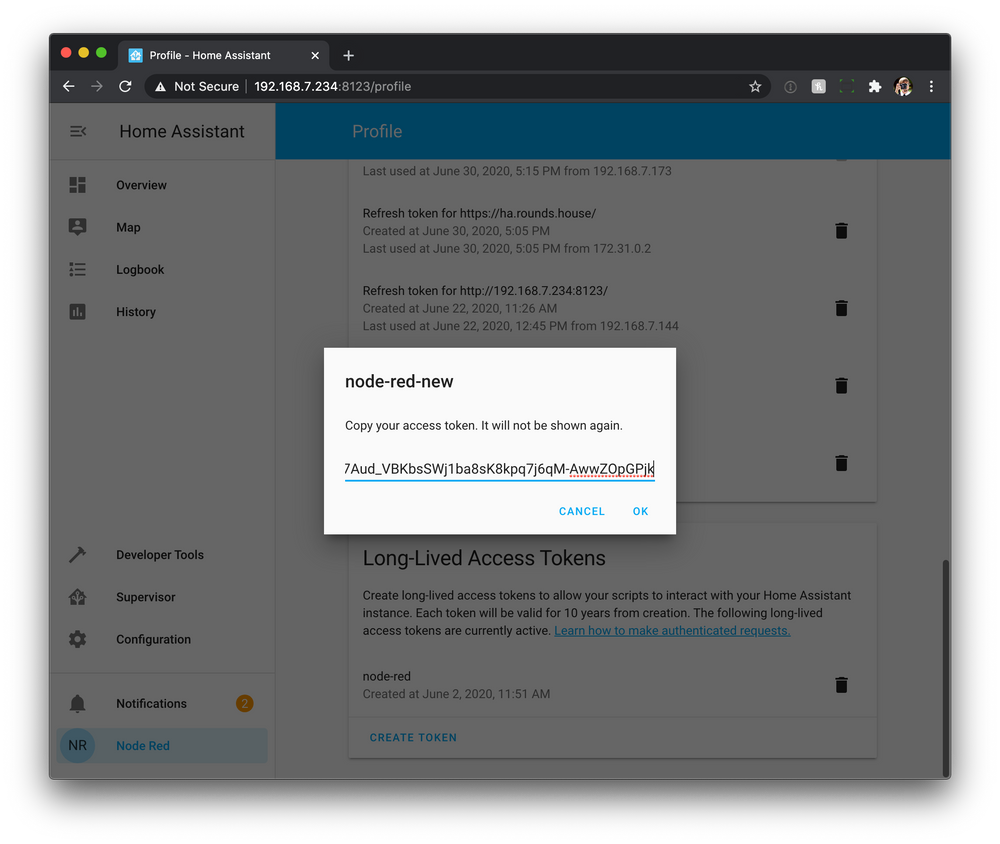 Installing Node Red in Docker for Home Assistant