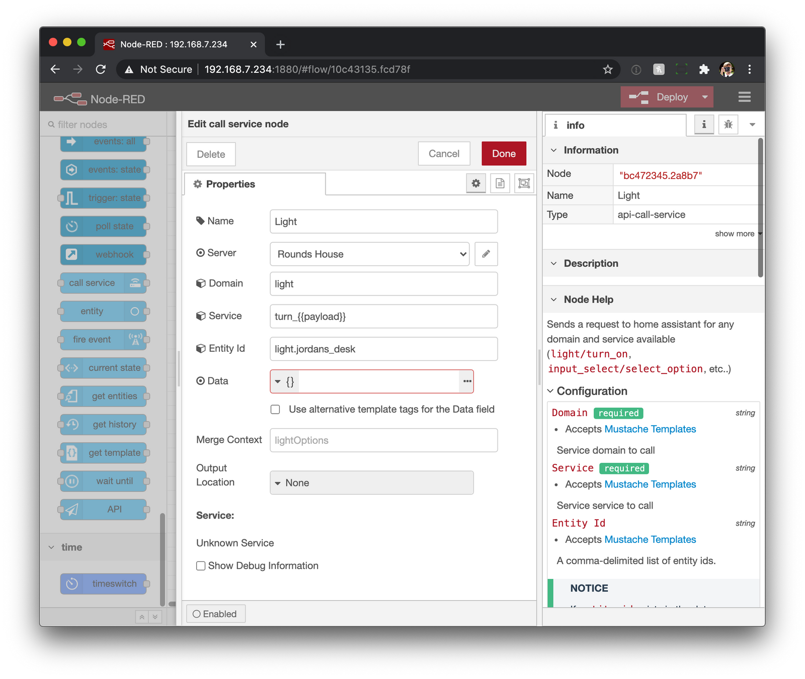 Installing Node Red in Docker for Home Assistant