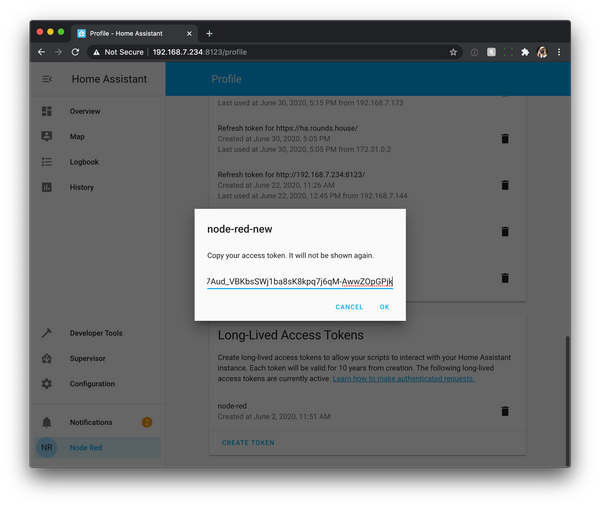 Installing Node Red in Docker for Home Assistant